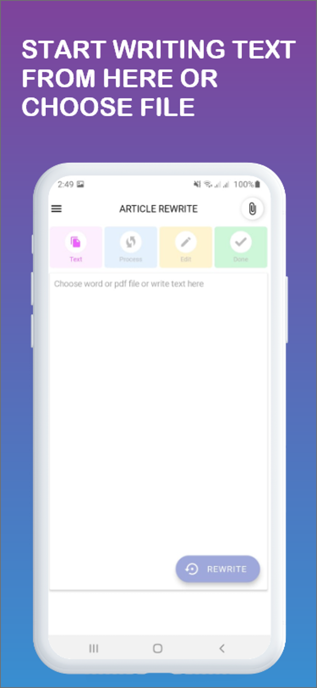Article Rewriter and Spinner for Android - Download