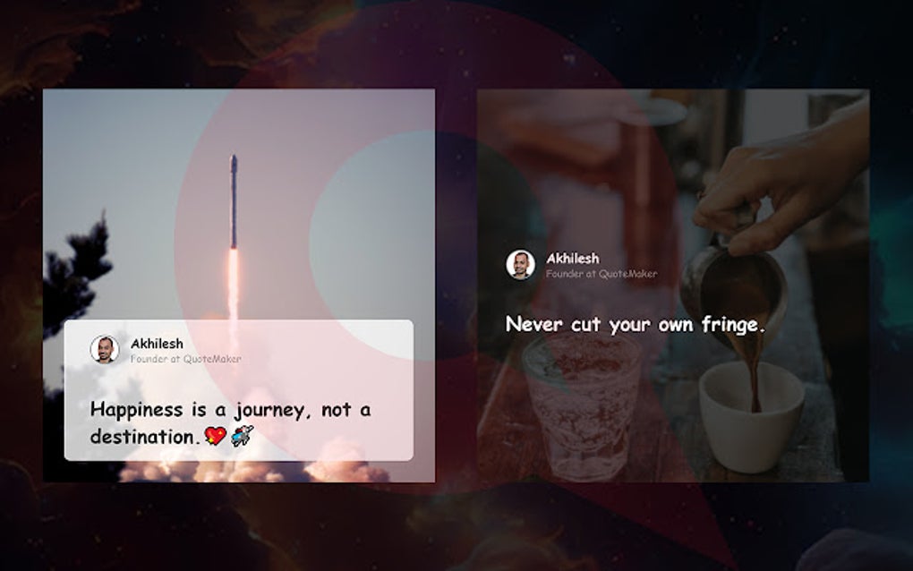 Quote Card Generator for Google Chrome - Extension Download