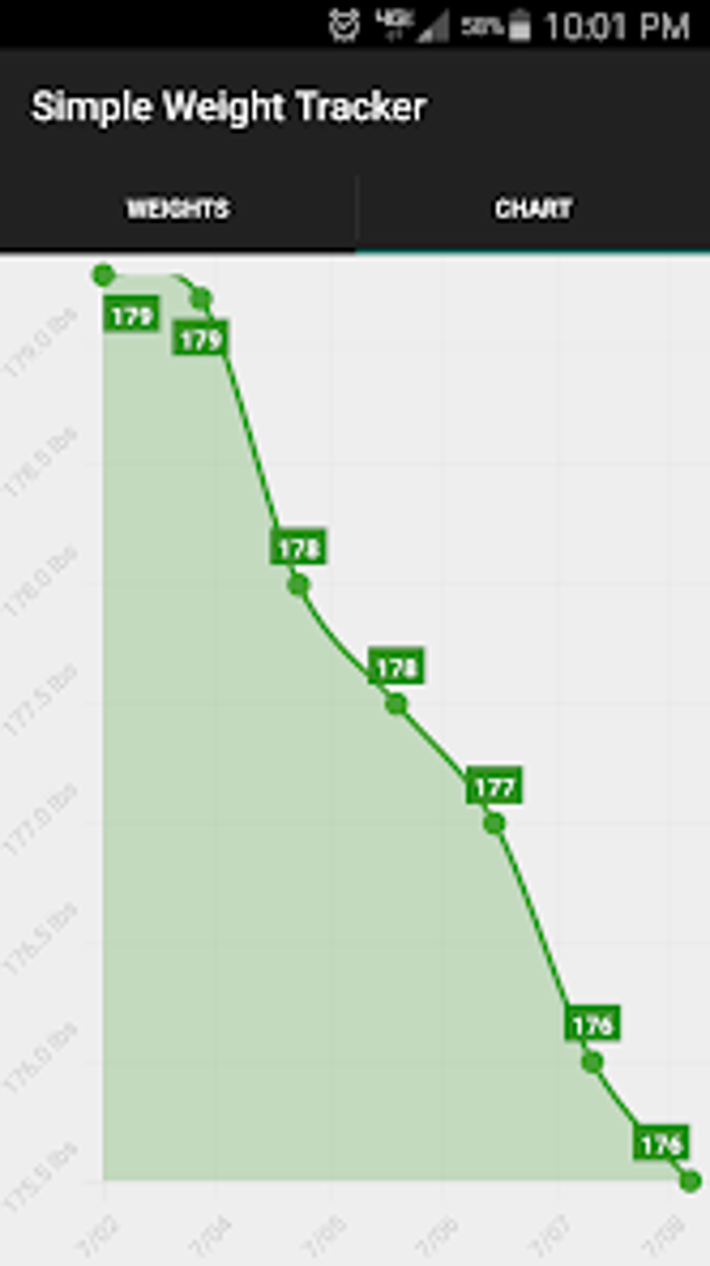 Simple Weight Tracker per Android - Download