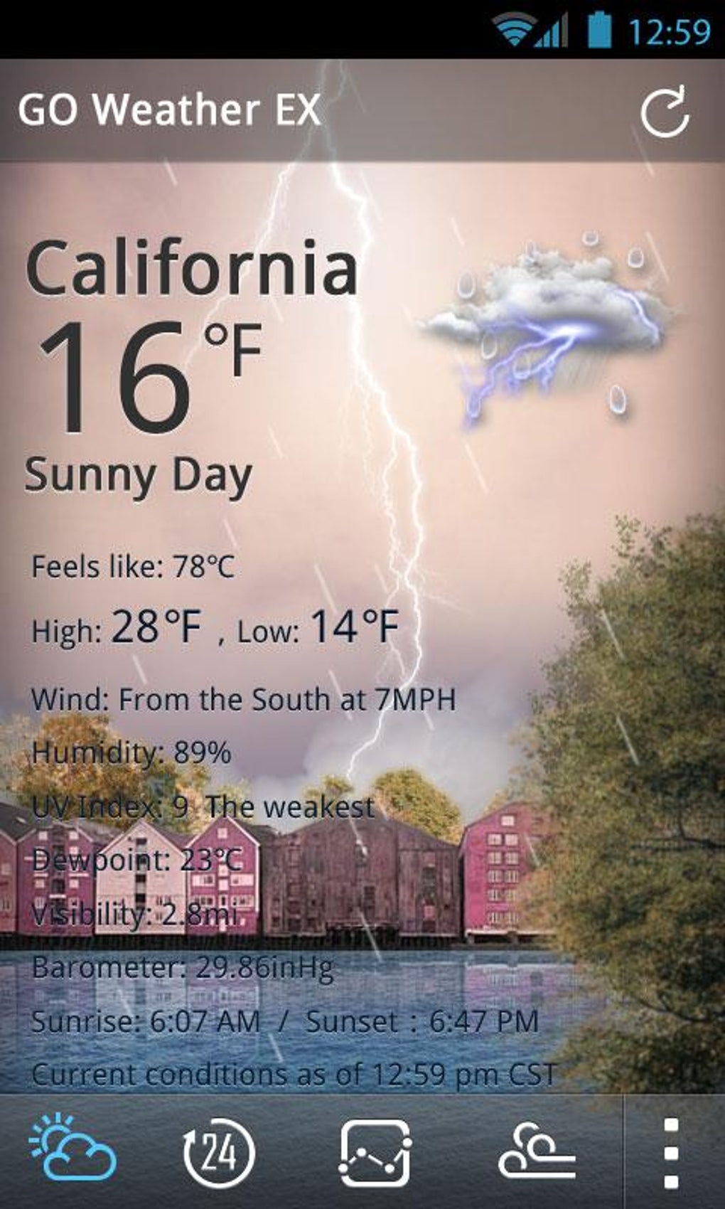 Windy Day Weather Widget Theme APK para Android - Descargar
