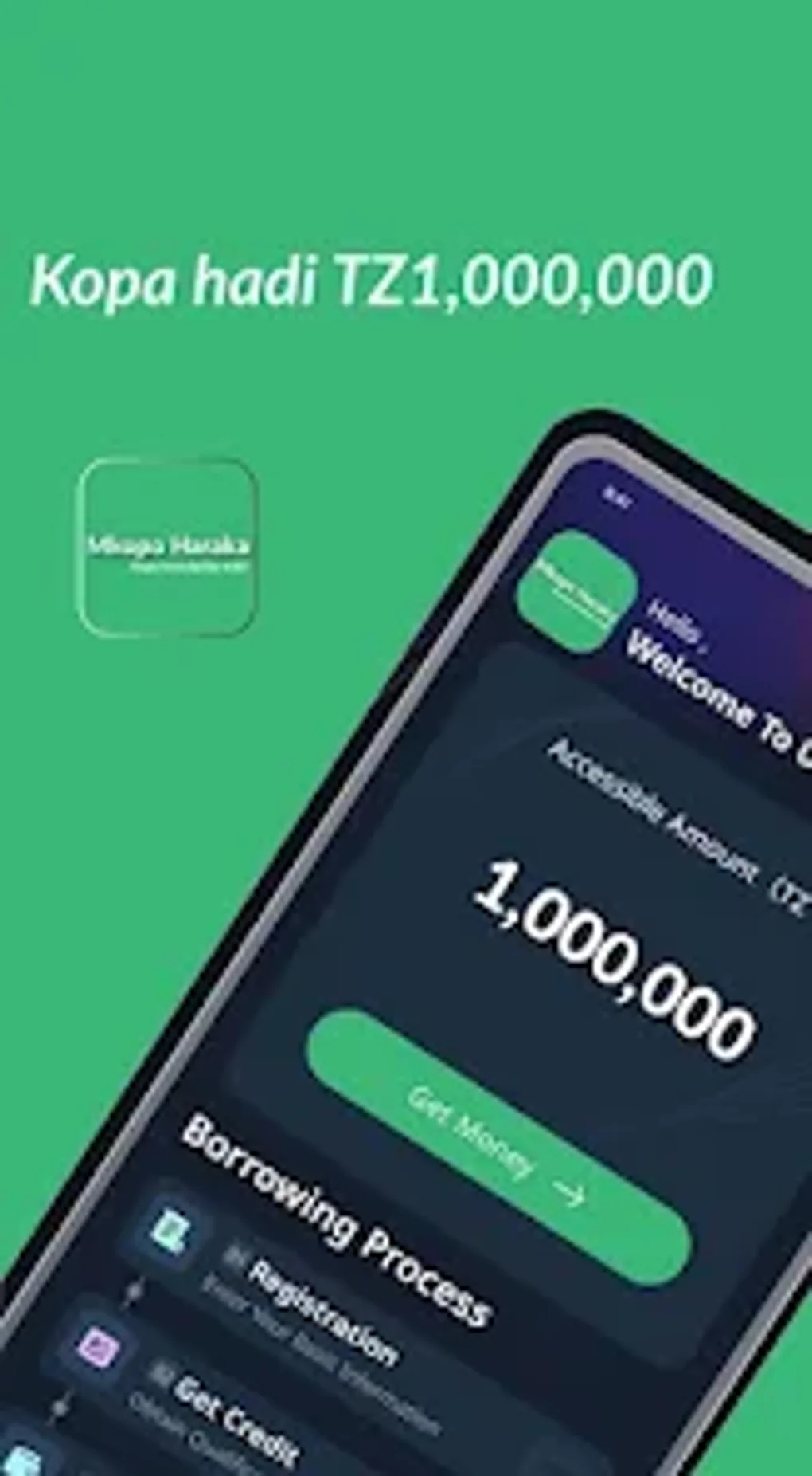 Mkopo Haraka- Kwa Dakika Mbili สำหรับ Android - ดาวน์โหลด