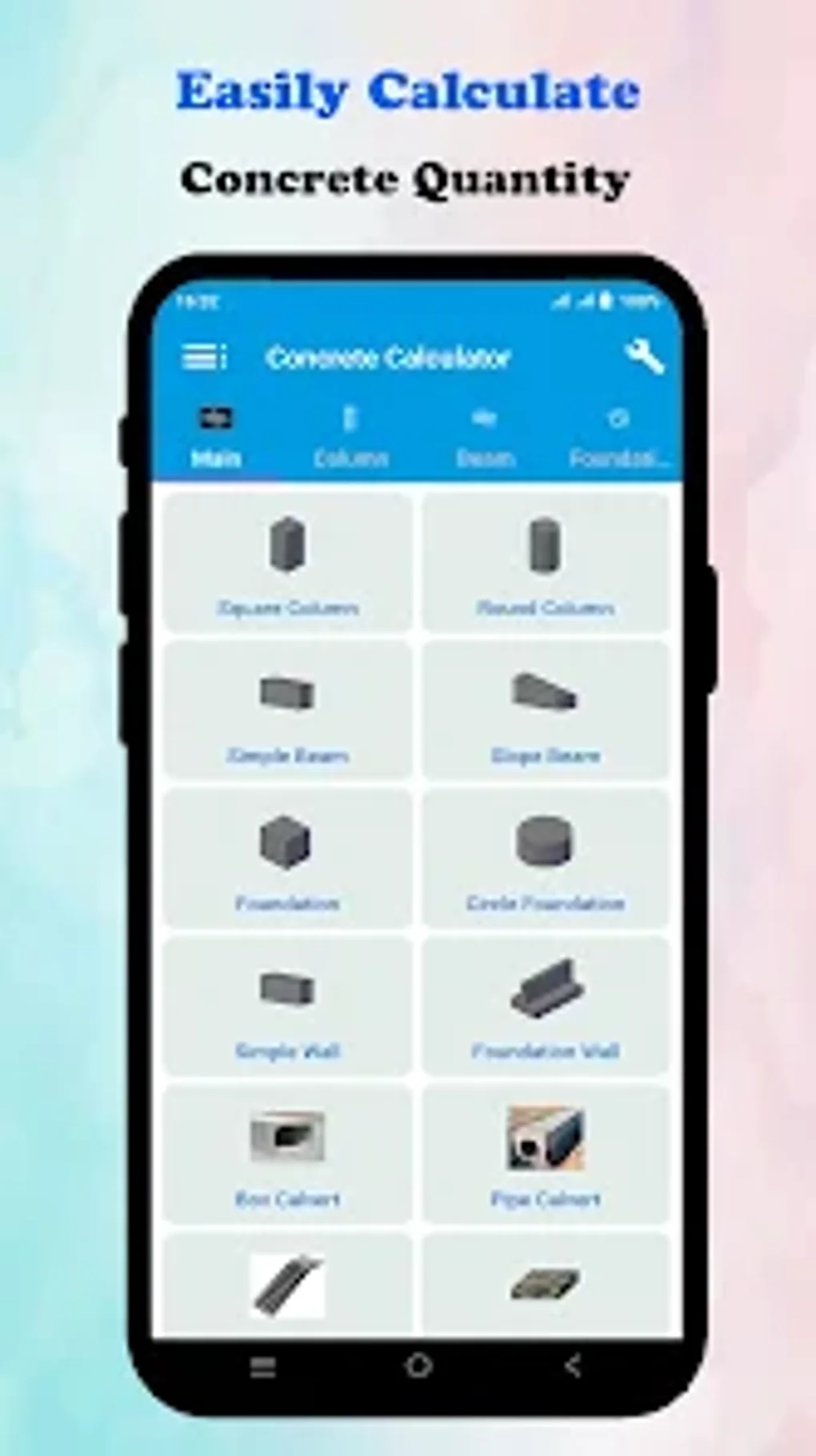 Concrete Calculator for Android - Download
