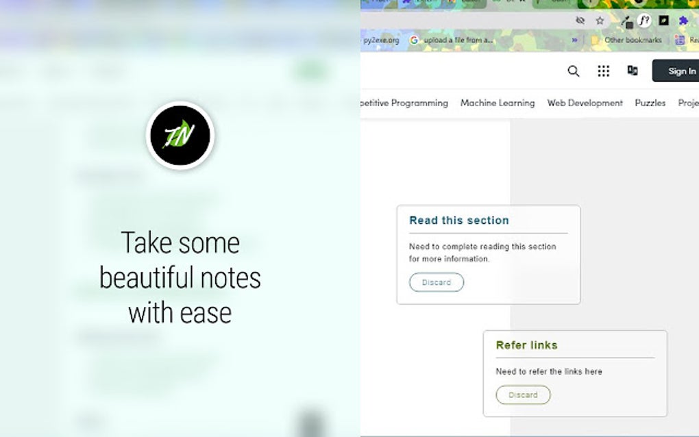 True Note Google Chrome 용 - 확장 프로그램 다운로드