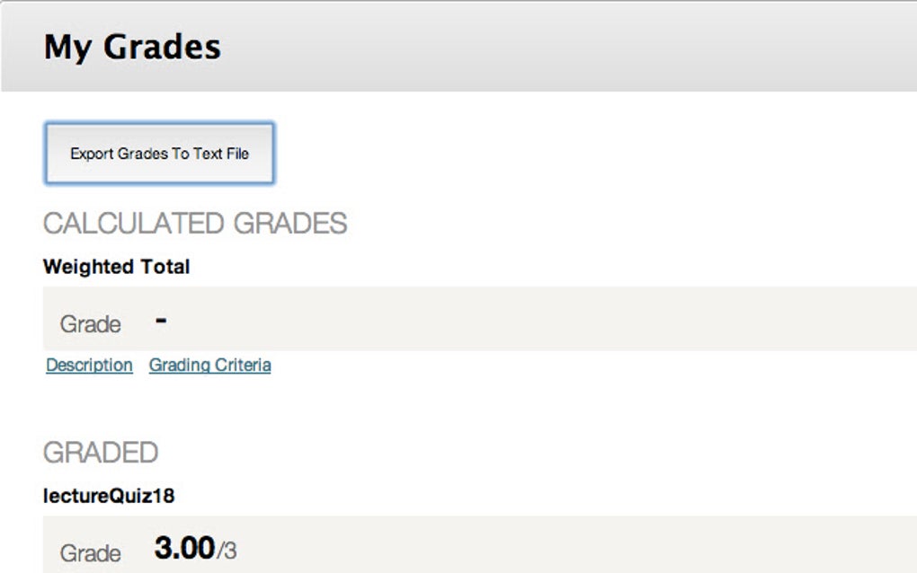 Blackboard Grade Exporter for Google Chrome - Extension Download