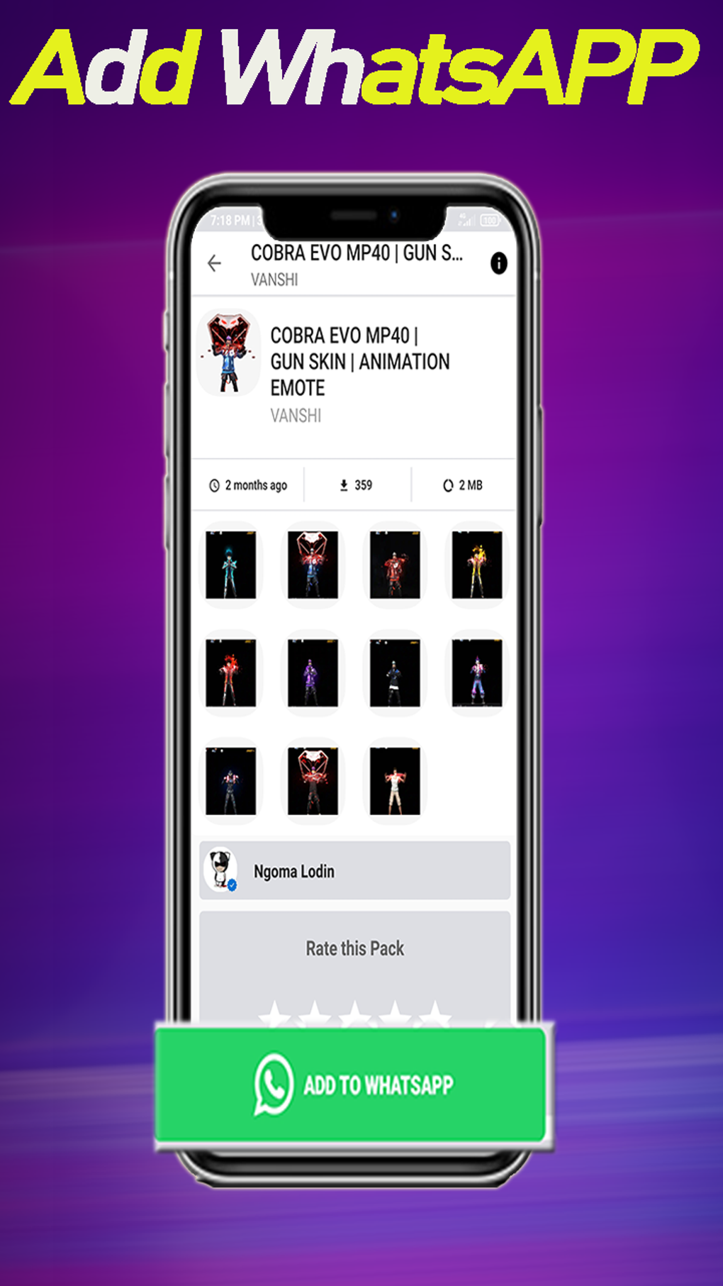 Fire FF Stickers for WhatsApp for Android - Download