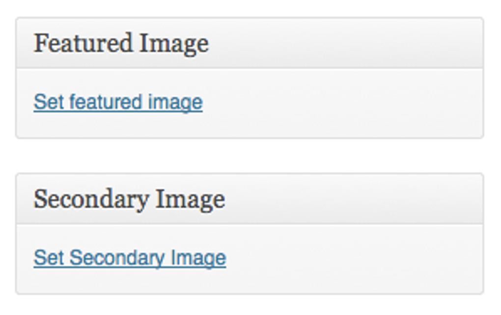 Multiple Post Thumbnails para WordPress - Descargar