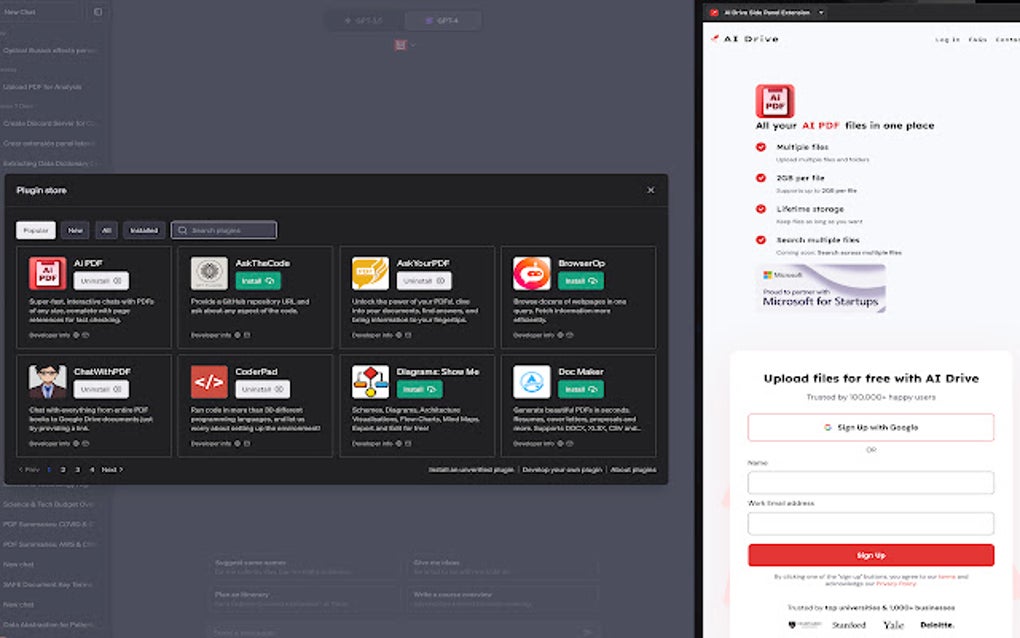 AI Drive - Side Panel Google Chrome 용 - 확장 프로그램 다운로드