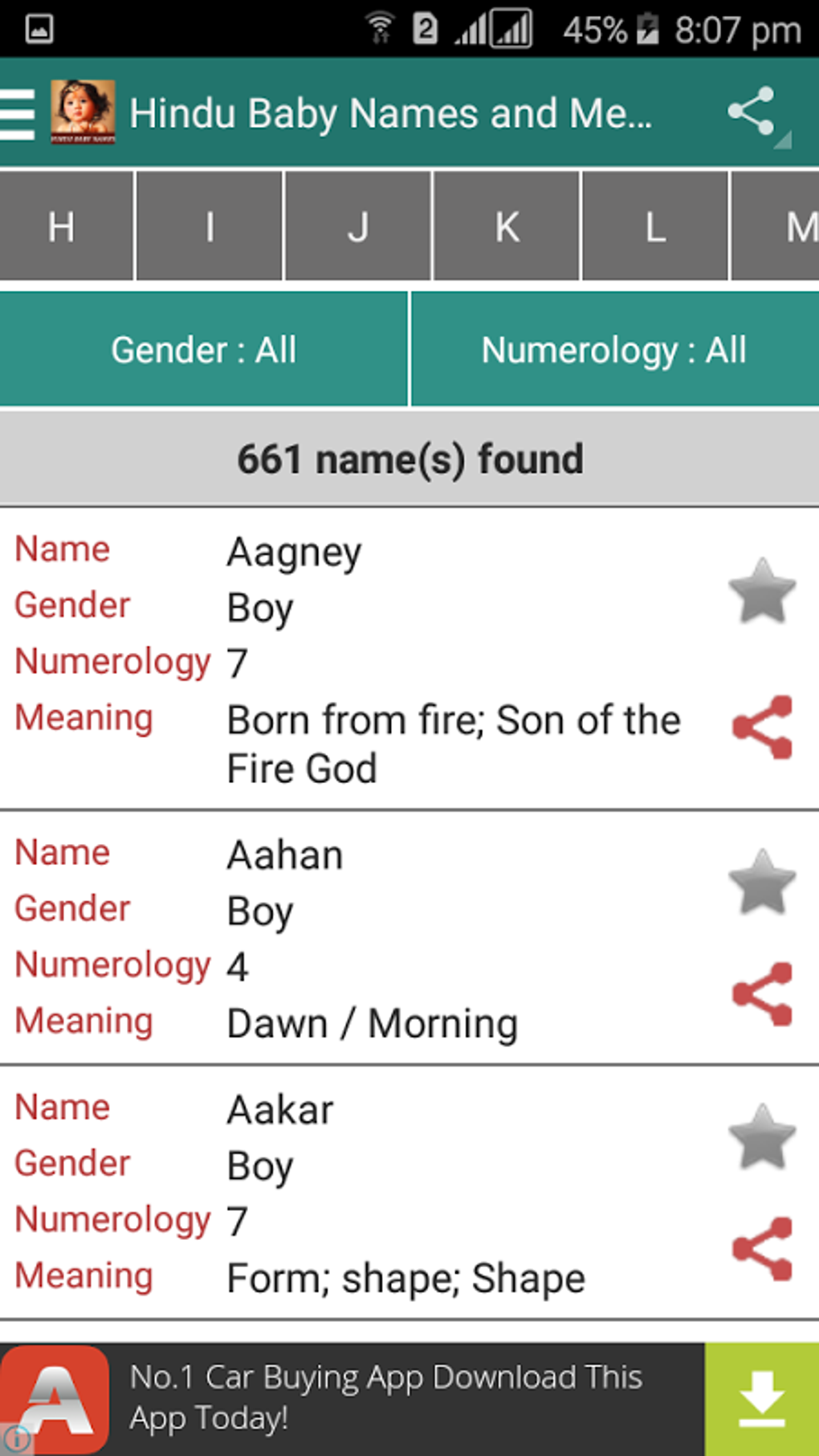 Hindu Baby Names And Meanings APK Para Android Download