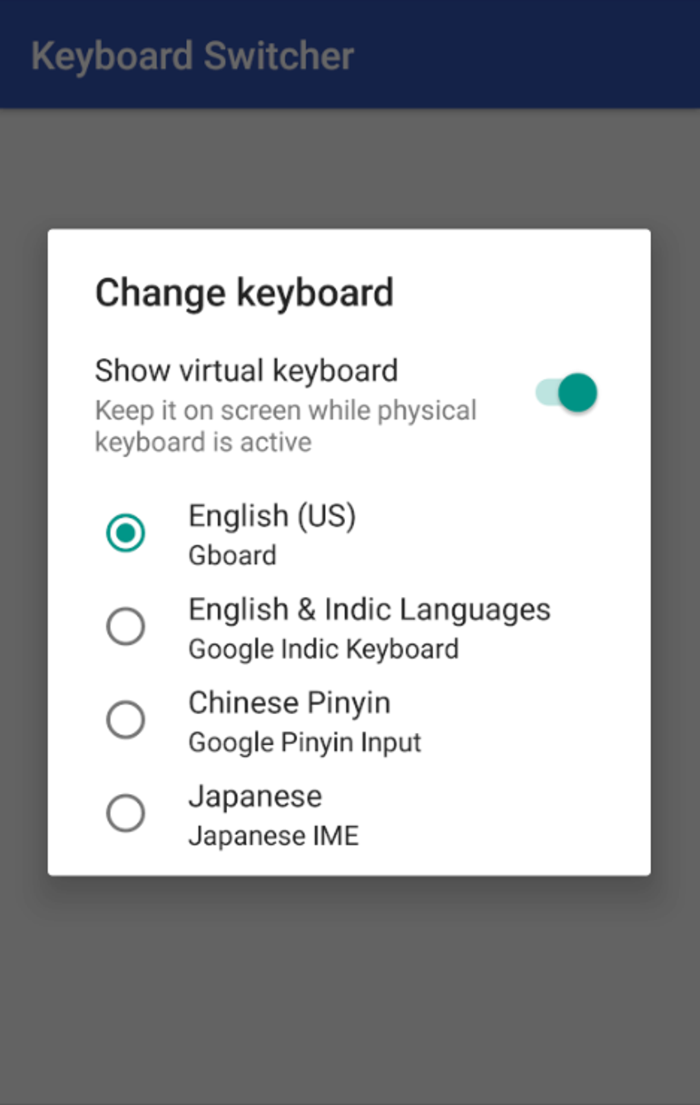 Keyboard Switcher APK for Android - Download