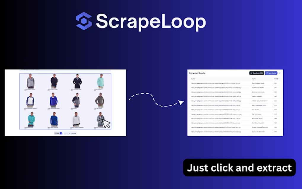 ScrapeLoop - Free, Simple, and Fast Web Scraper for Google Chrome - Extension Download