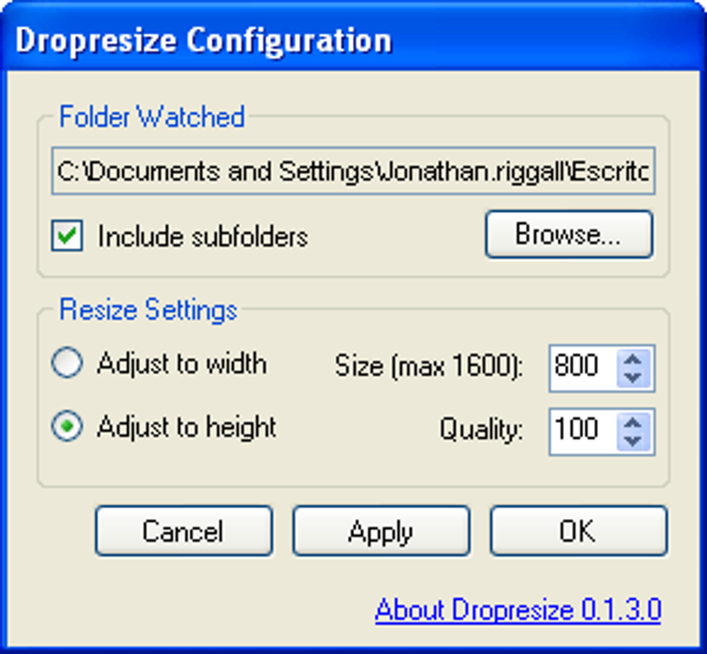 Dropresize - Download