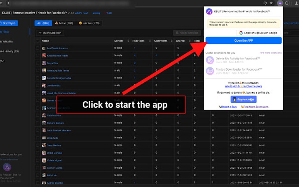 ESUIT | Remove Inactive Friends for Facebook for Google Chrome ... ESUIT | Remove Inactive Friends for Facebook for Google Chrome ...