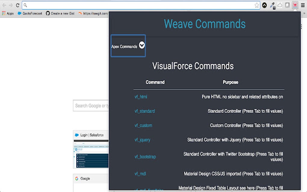 Weave Google Chrome 용 - 확장 프로그램 다운로드