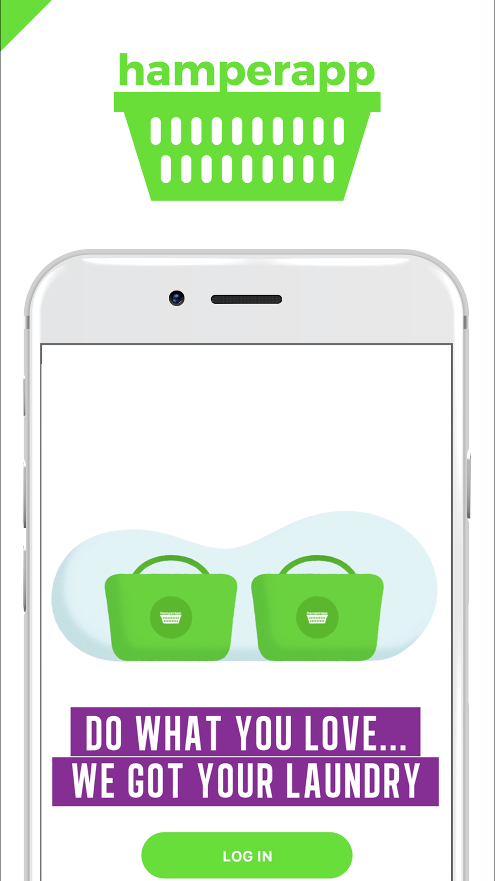 Hamperapp Laundry Service for iPhone - Download