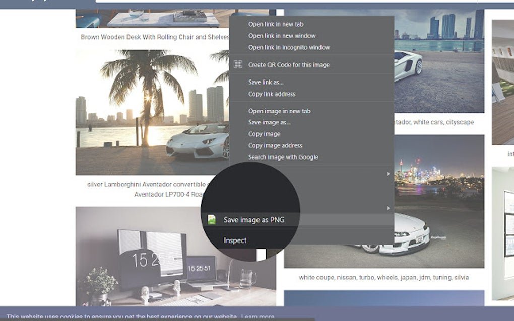 Save as PNG for Google Chrome - Extension Download