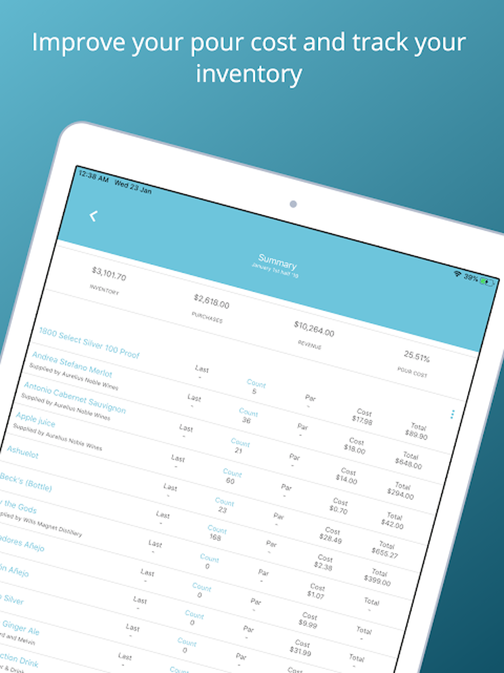 BarDog - Bar Inventory APK pour Android - Télécharger