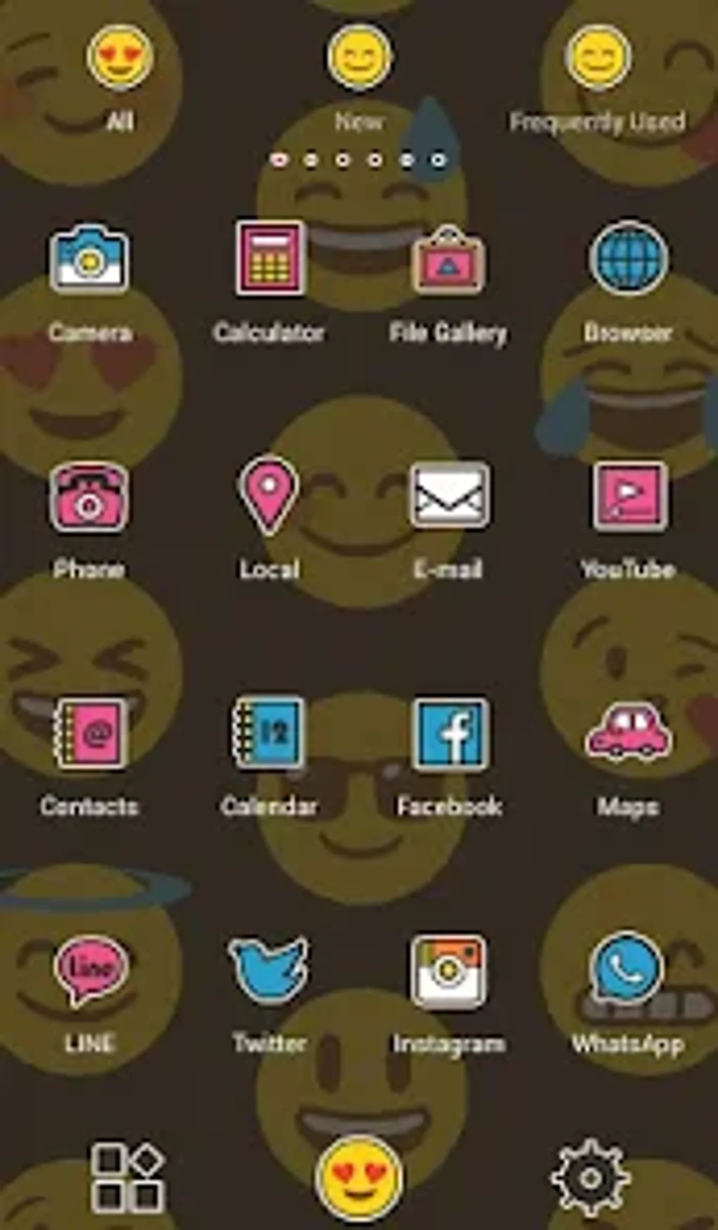 Emoji Party HOME Theme for Android - Download