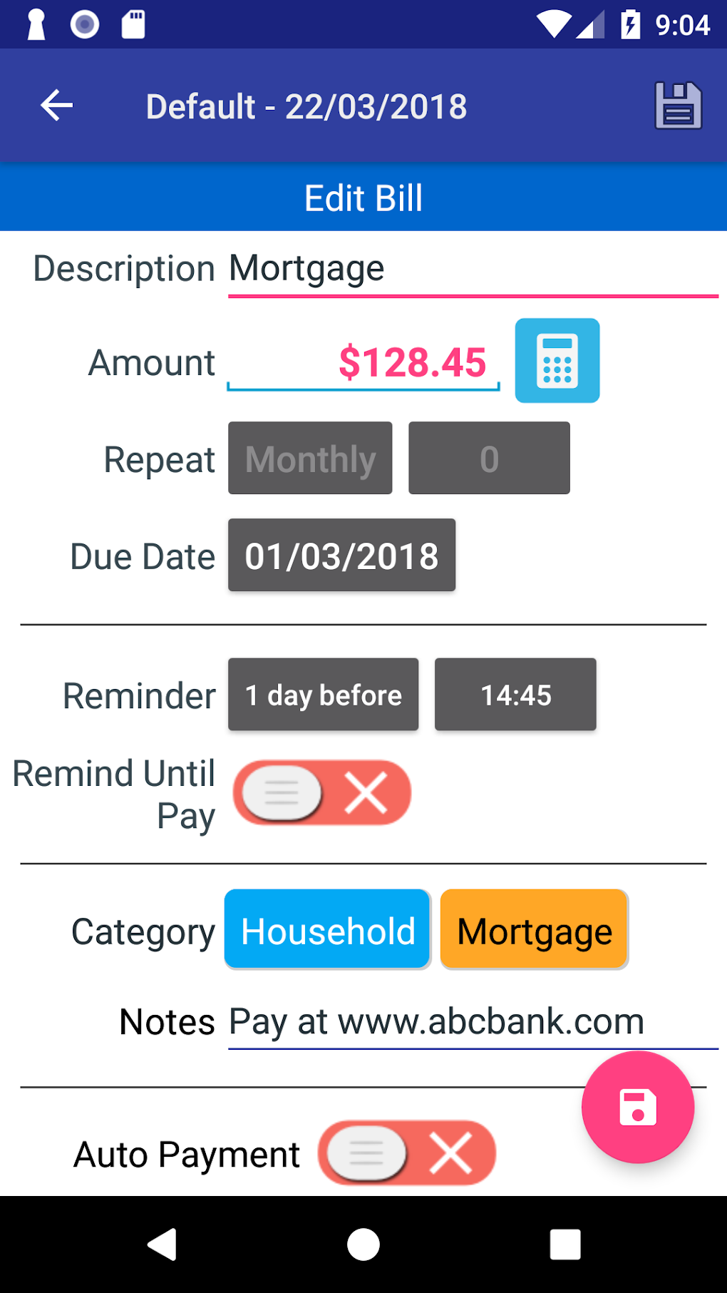 MoBill Budget and Reminder APK for Android - Download