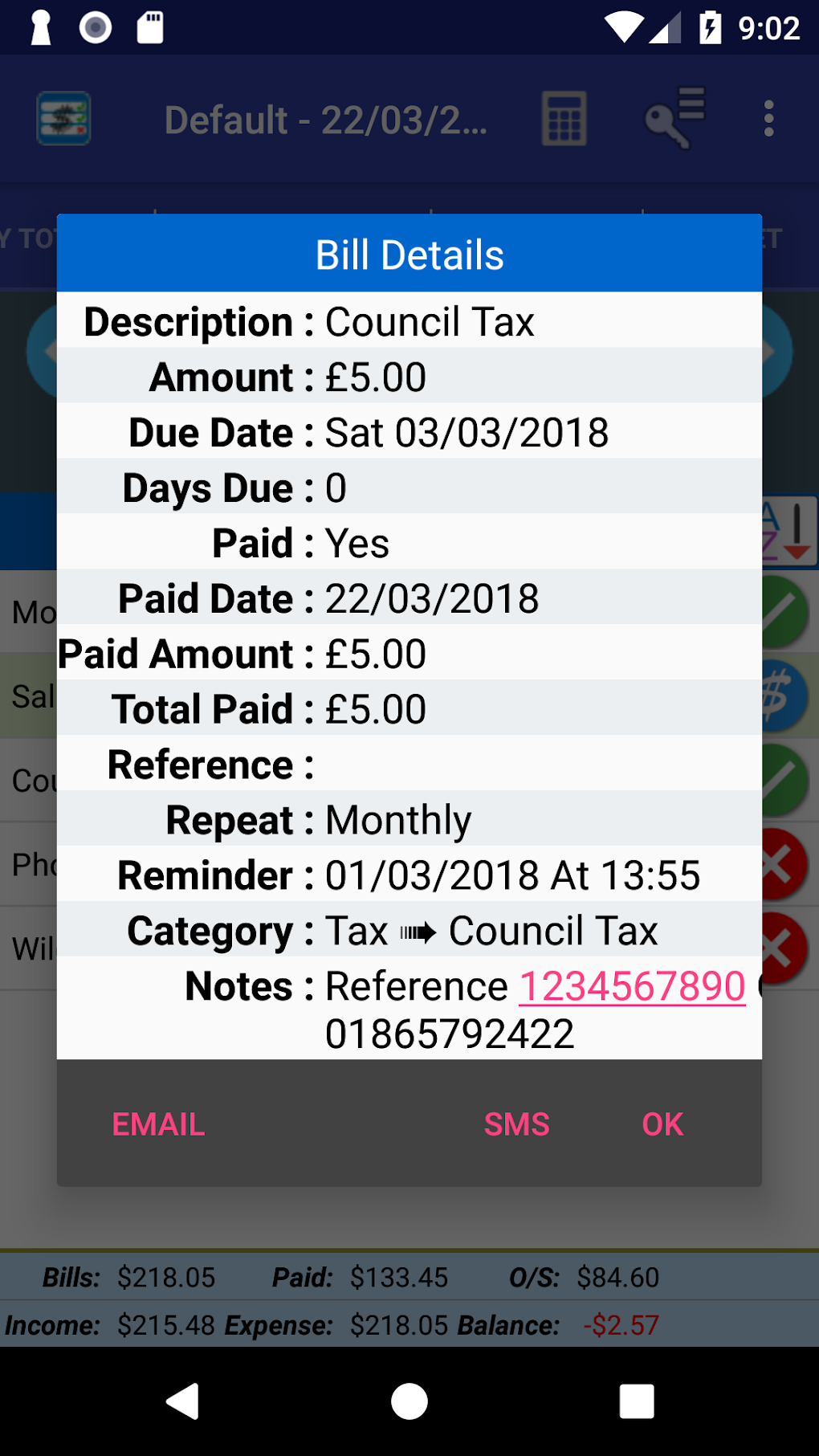 MoBill Budget and Reminder APK para Android - Descargar