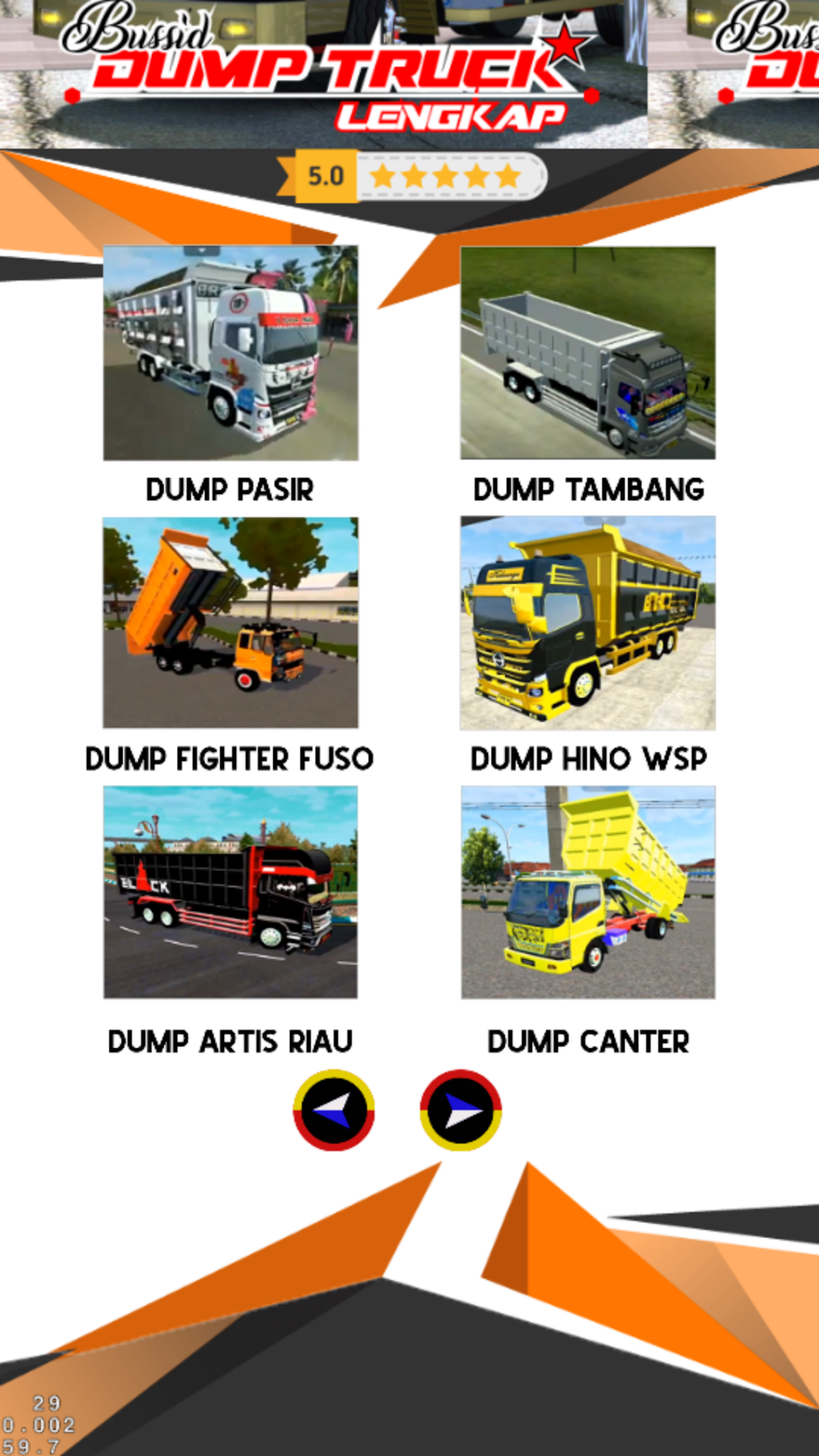 Bussid Dump Truck Lengkap para Android - Descargar