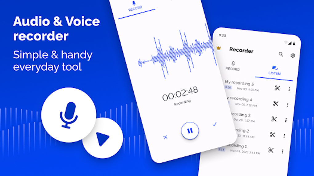 Voice Recorder - Voice Memos pour Android - Télécharger