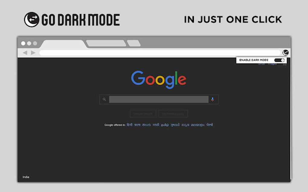 Go Dark Mode para Google Chrome - Extensión Descargar