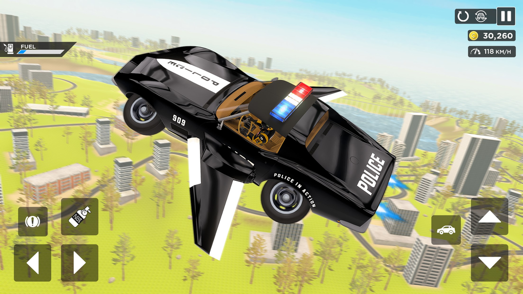 Flying Car Game: Police Games para iPhone - Descargar