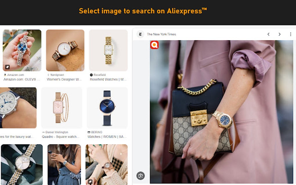 Aliexpress Search by image para Google Chrome - Extensión Descargar