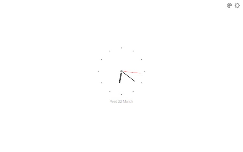 Minimal New Tab Clock for Google Chrome - Extension Download