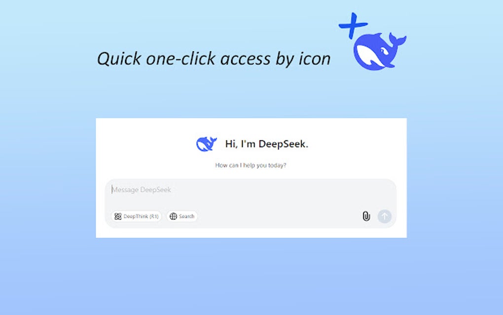 DeepSeek Quick Access - Open AI Tools in One Click cho Google Chrome - Tiện ích mở rộng Tải về