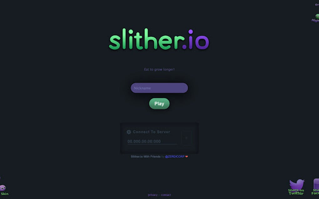 Slither.io With Friends for Google Chrome - Extension Download