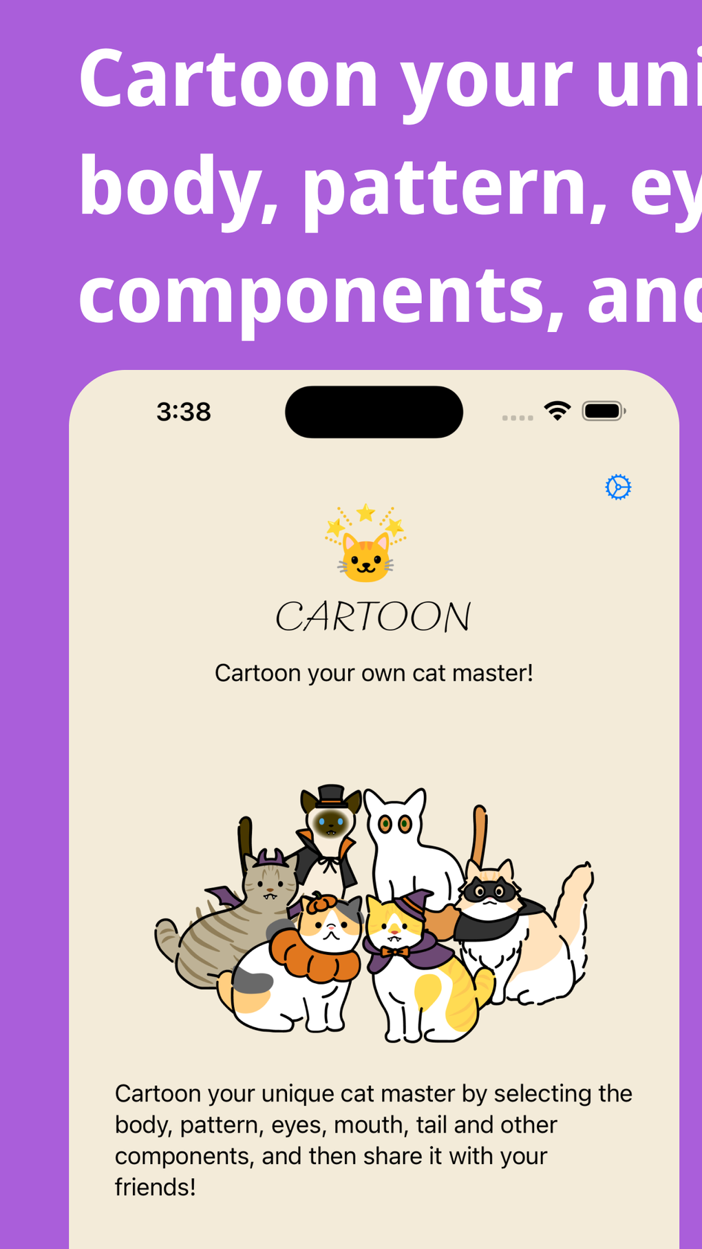 iPhone 용 Cat Cartoon - 다운로드
