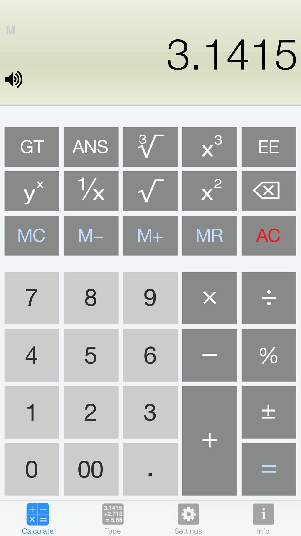 Calculator Silver Lite for iPhone - Download