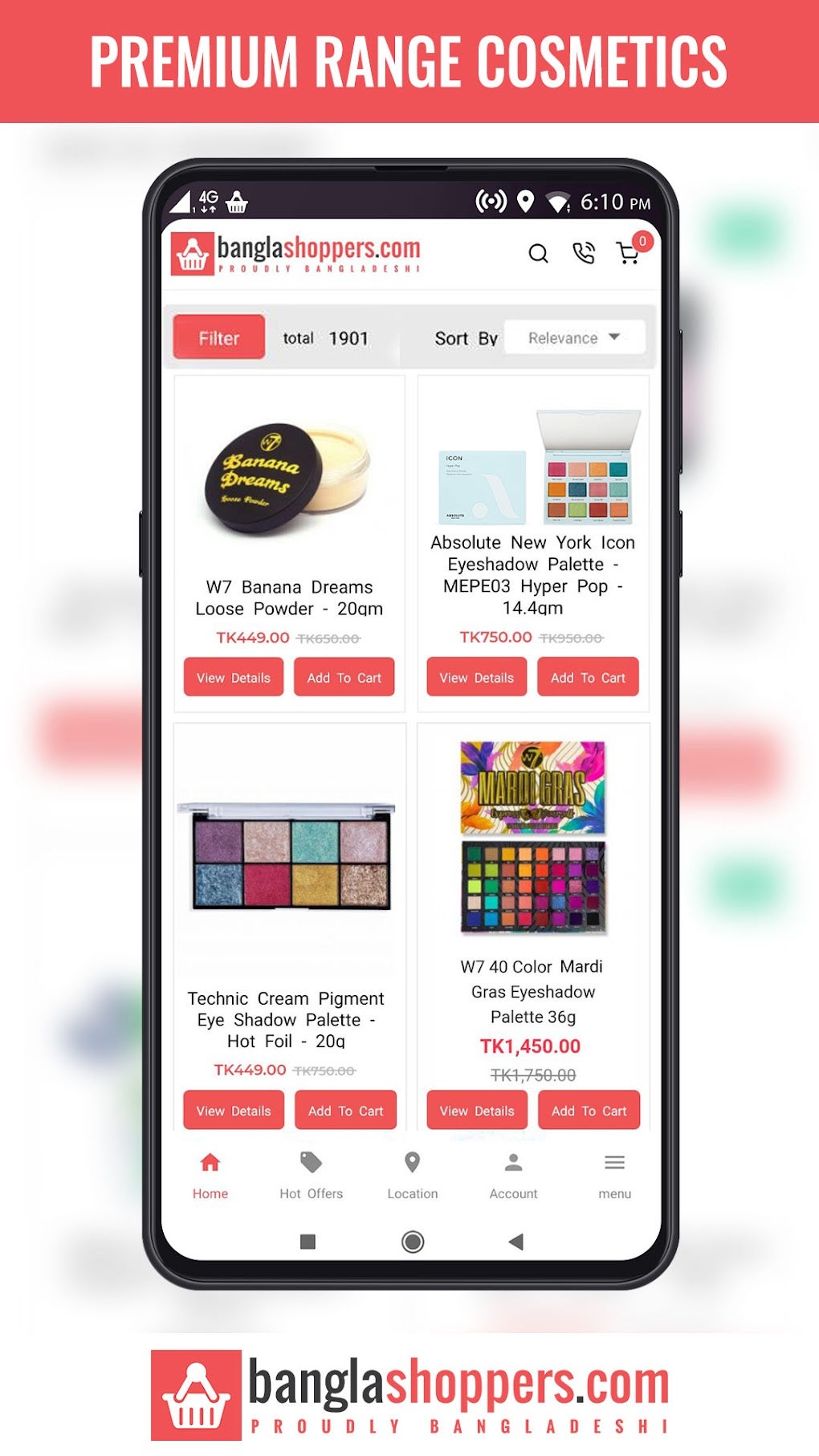 BanglaShoppers - Cosmetics Shop in Bangladesh para Android - Descargar