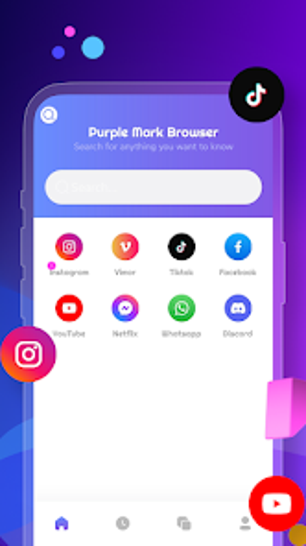 Android için Purple Mark Browser - İndir