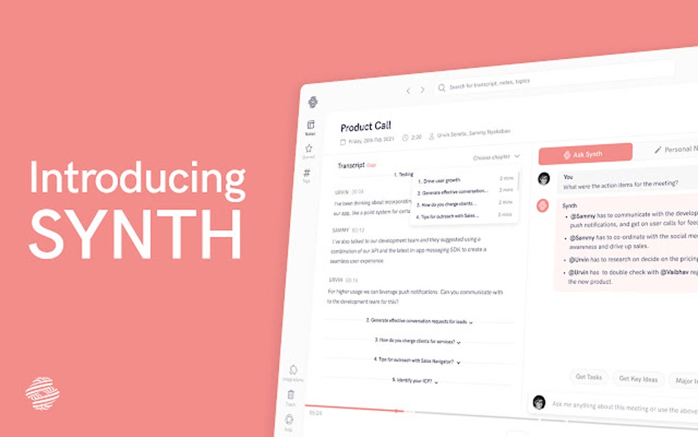 Synth Extension สำหรับ Google Chrome - ส่วนขยาย ดาวน์โหลด