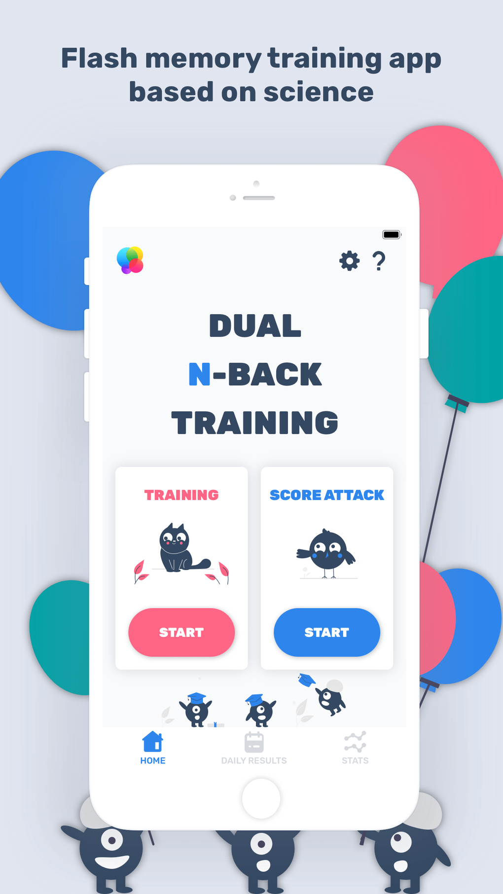Dual N-BACK Brain Training for iPhone - Download