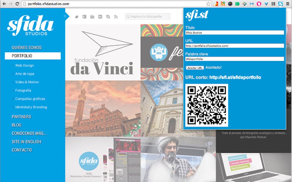 Sfi.St URL Shortener Tool para Google Chrome - Extensión Descargar