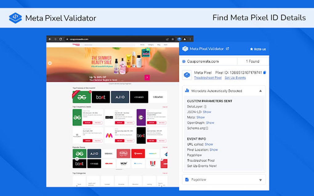 Meta Pixel Validator for Google Chrome - Extension Download