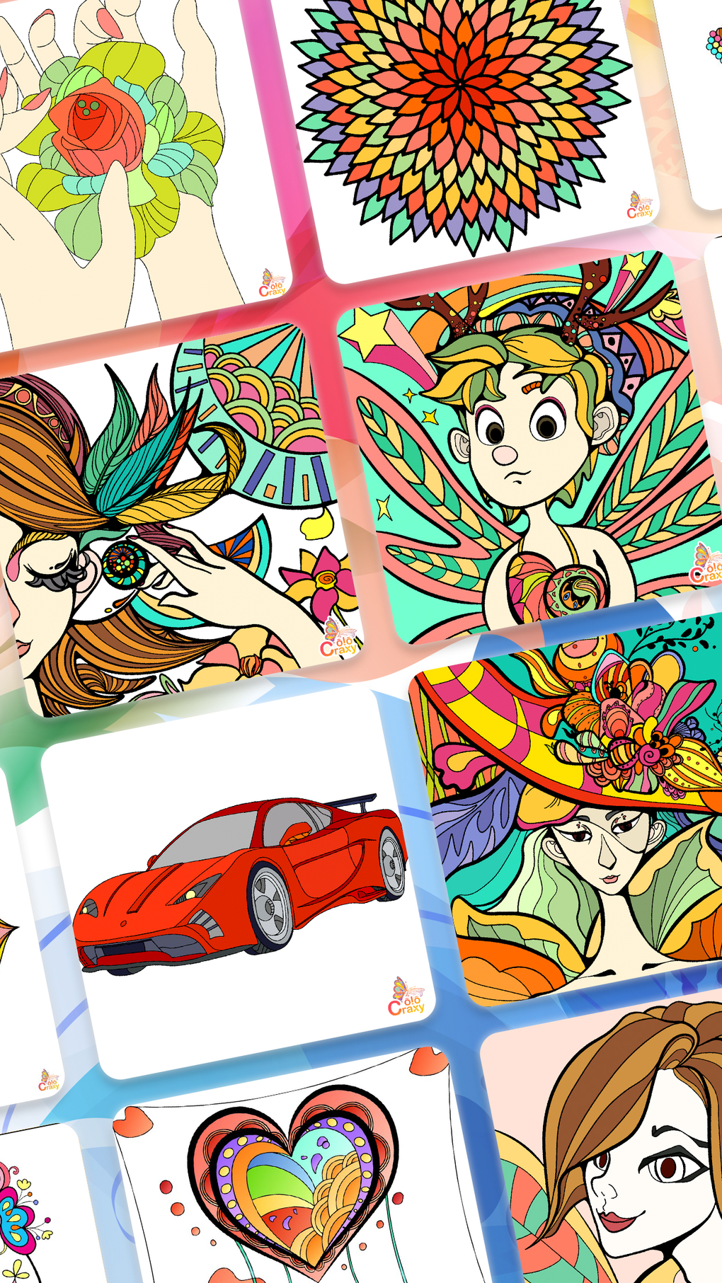 Coloraxy - Coloring Art Game para iPhone - Descargar