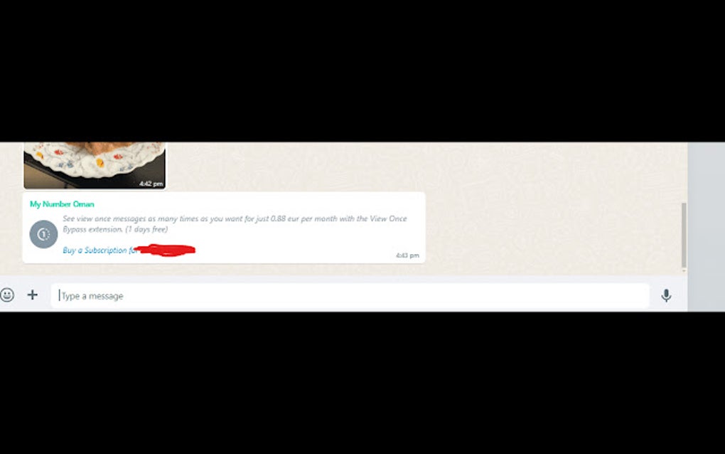 ByPass view once whatsapp media web Google Chrome için - Eklenti İndir