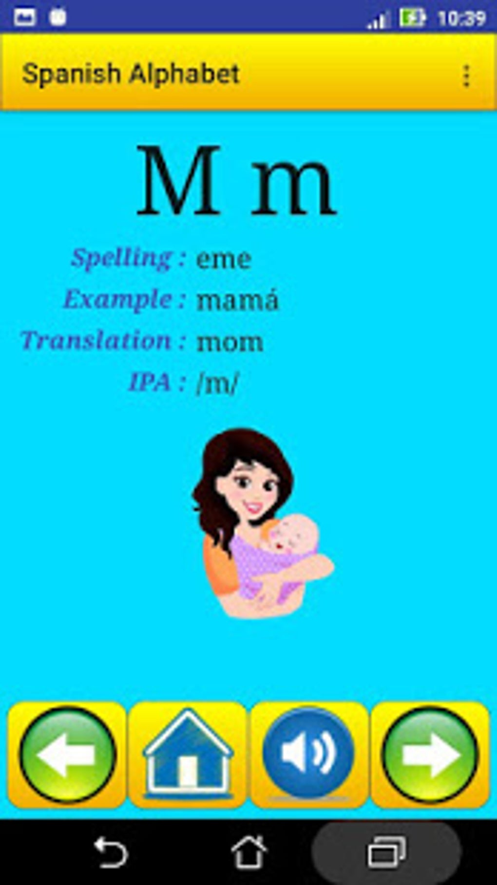 Spanish alphabet for students APK per Android - Download