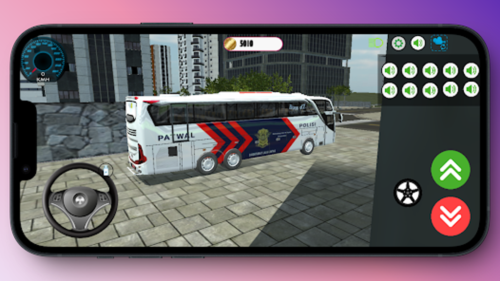 Bus Polisi Oleng Simulator para Android - Descargar