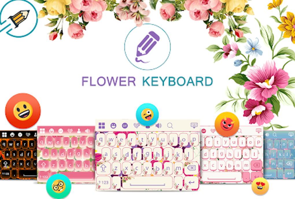 Flowers Keyboard для Android — Скачать
