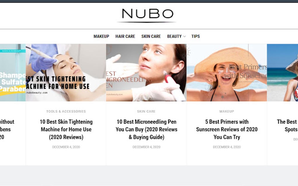 Nubo Beauty สำหรับ Google Chrome - ส่วนขยาย ดาวน์โหลด