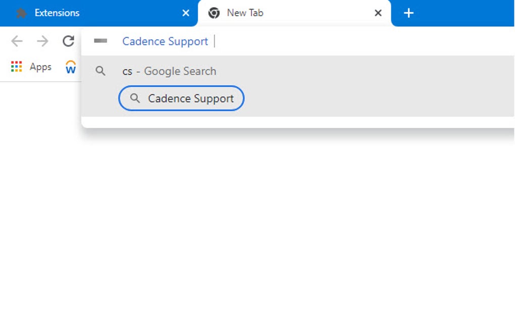 Cadence Support for Google Chrome - Extension Download