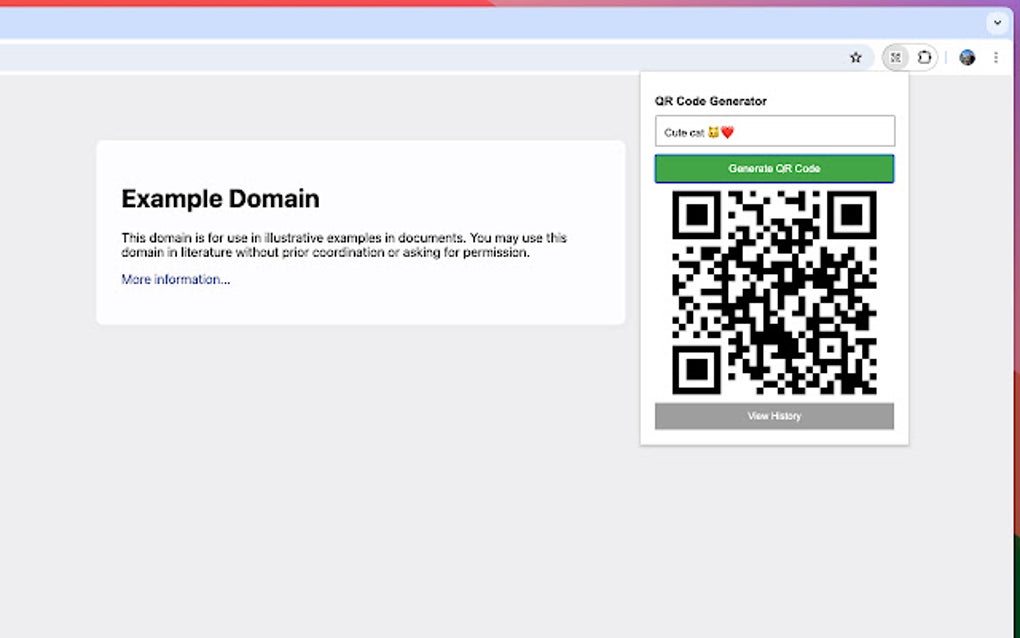 QR Code Generator for Google Chrome - Extension Download