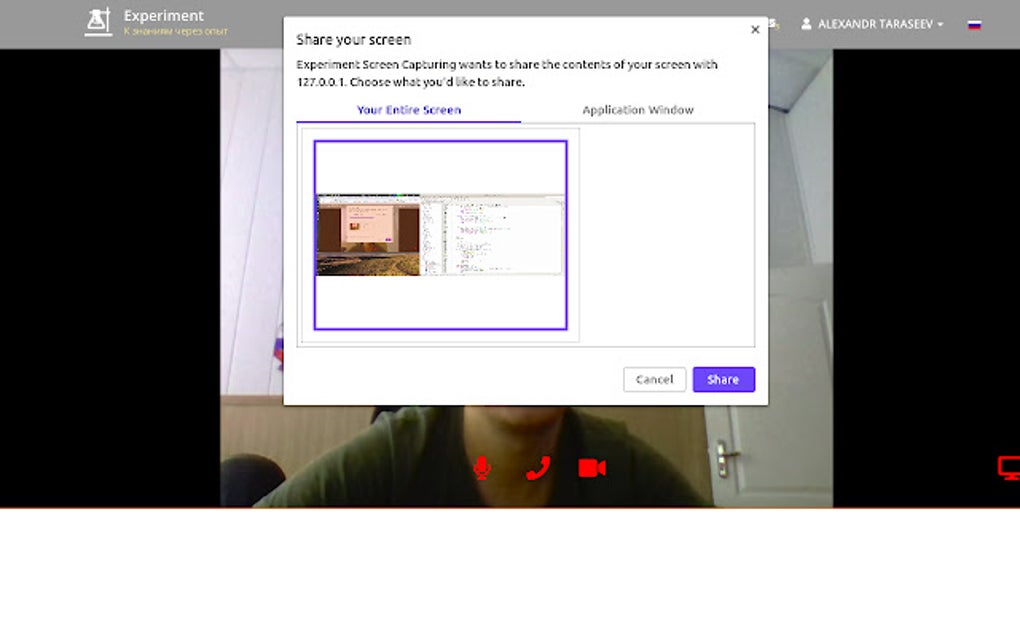 Experiment Screen Capturing para Google Chrome - Extensión Descargar