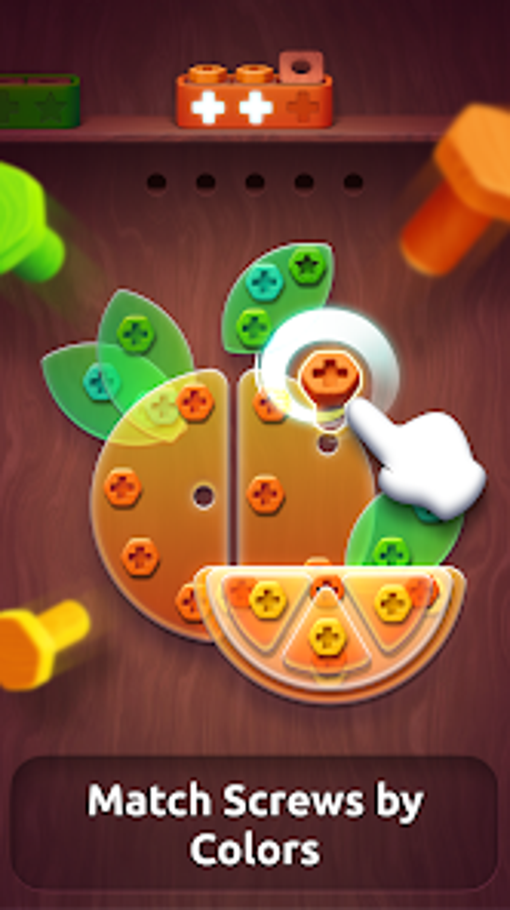 Android 용 Colorwood Screw Pin Jam Puzzle - 다운로드