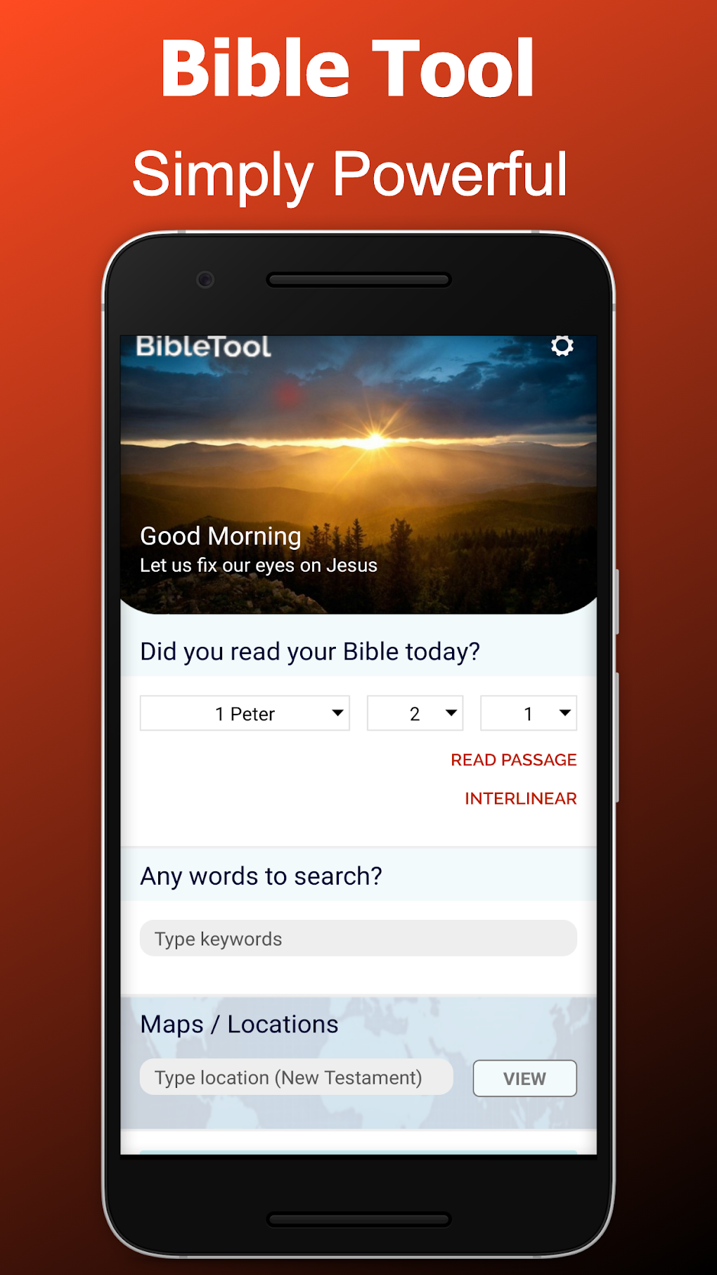 Bible Search Interlinear Map para Android - Descargar